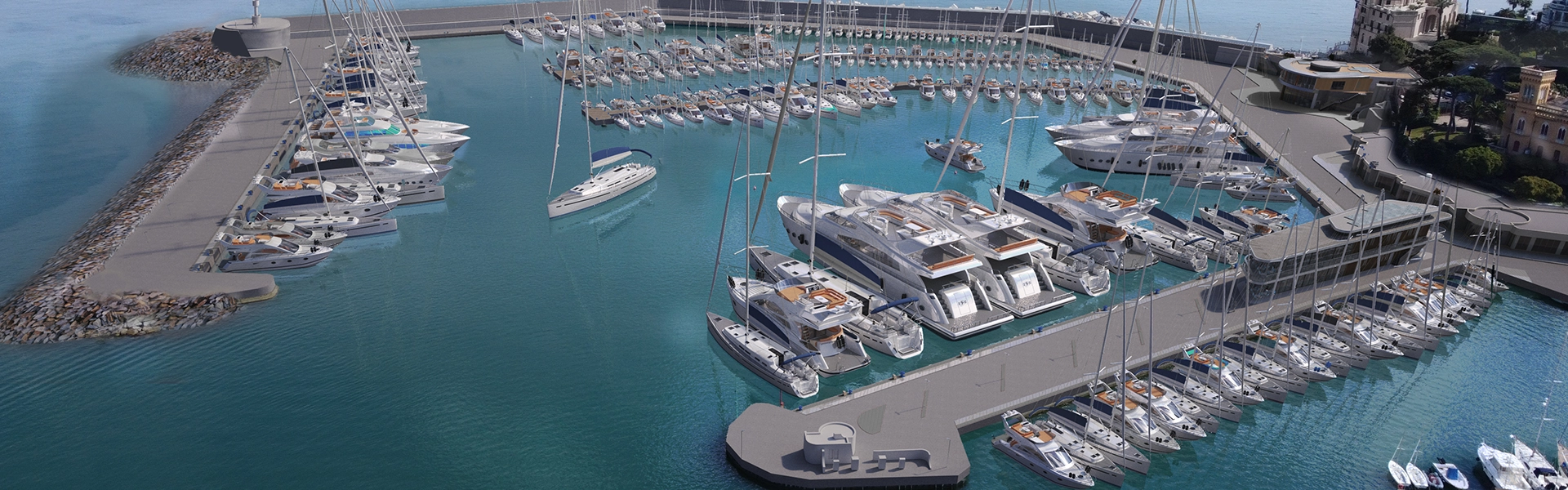 The new marina